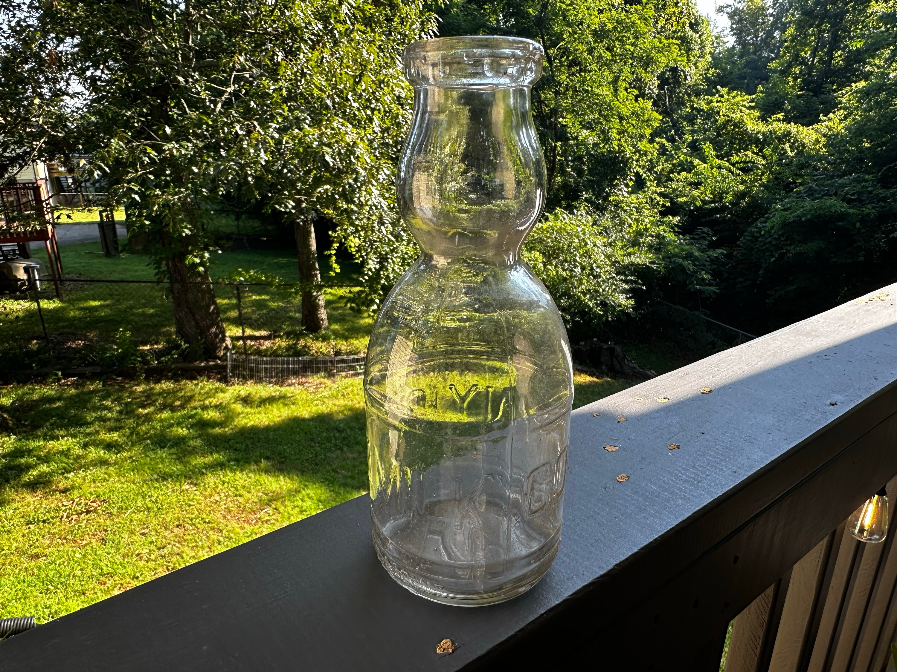3 Vintage Milk Glass Bottles - Etsy