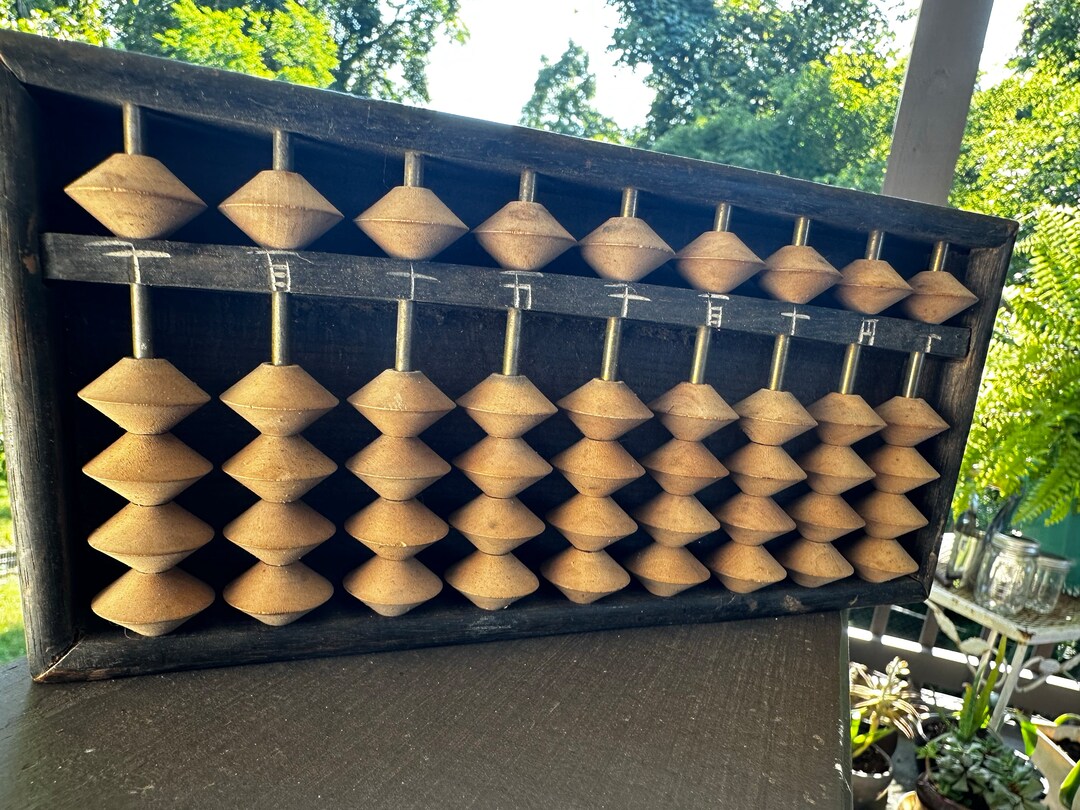 Vintage Abacus,math Counter,vintage Abacus,vintge Wooden Abacus,vintage ...
