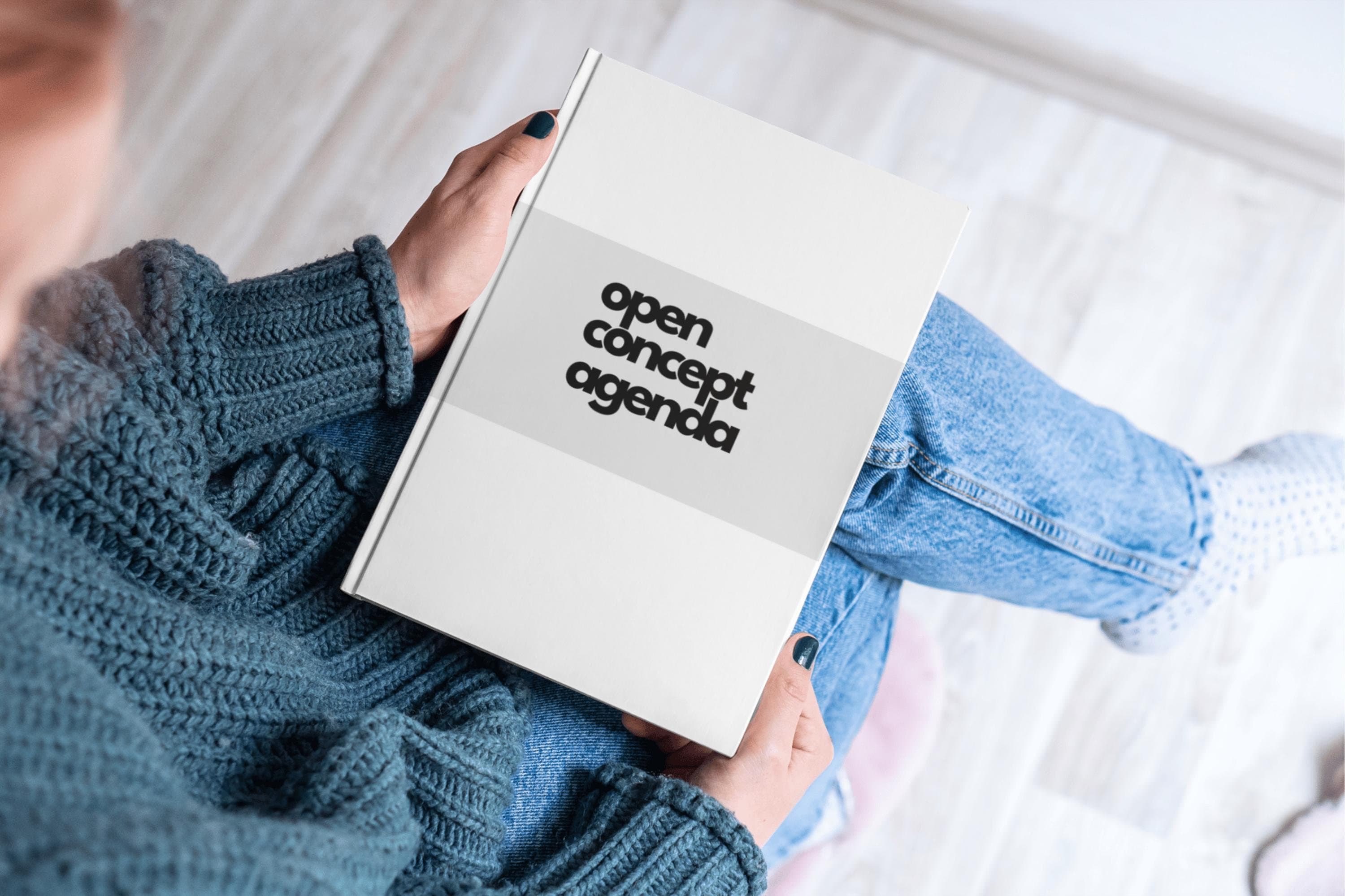 Large Undated Weekly Paper Planner - Perpetual Calendar With Spiral or ...