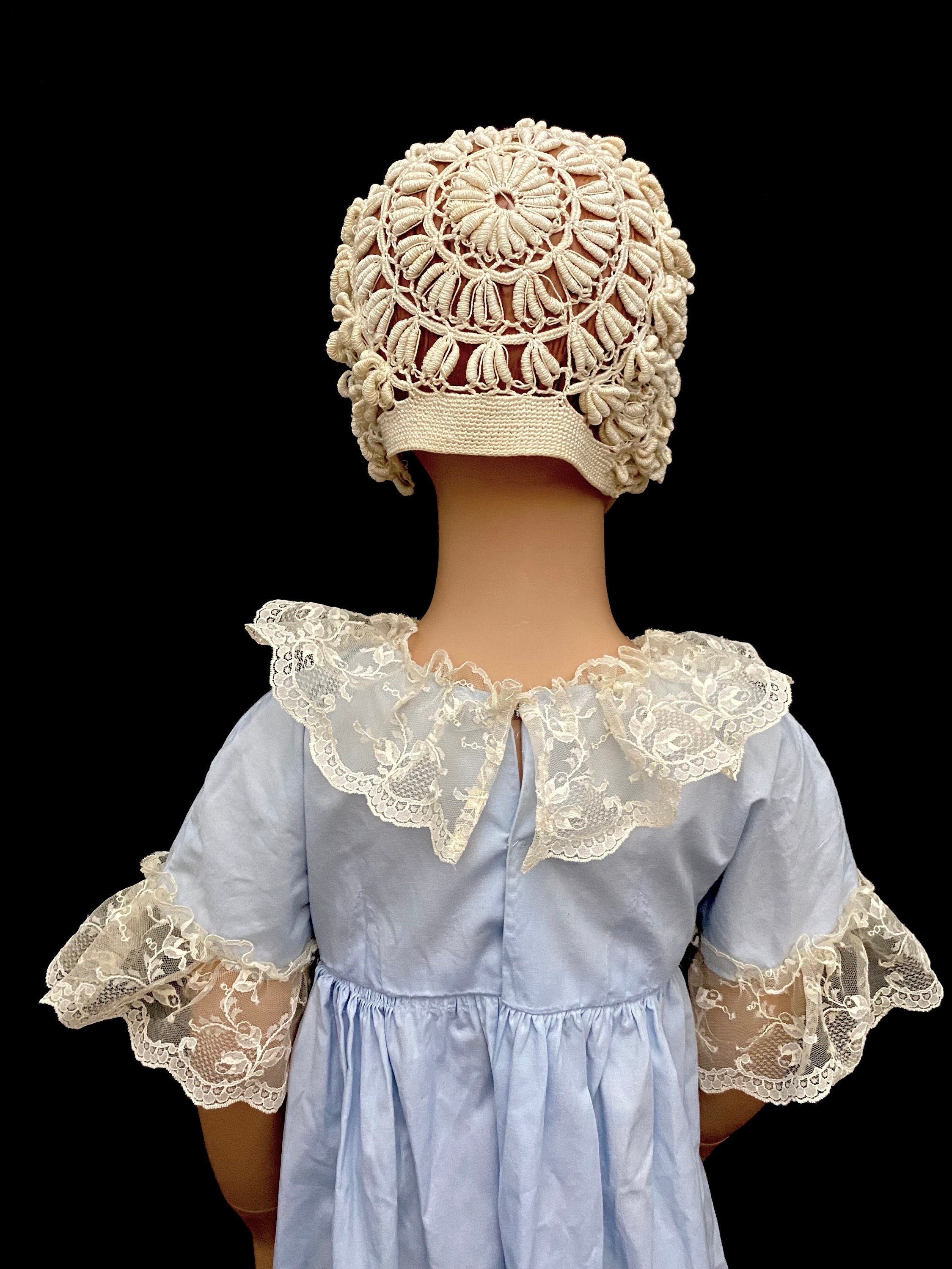 Vintage 4T Girls Dress Costume 1700s Colonial Style Homesewn Blue ...