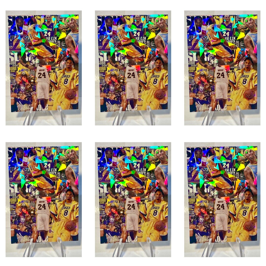 6 Kobe Bryant Cracked Ice SLAM Tribute Card by Dynasty - Etsy
