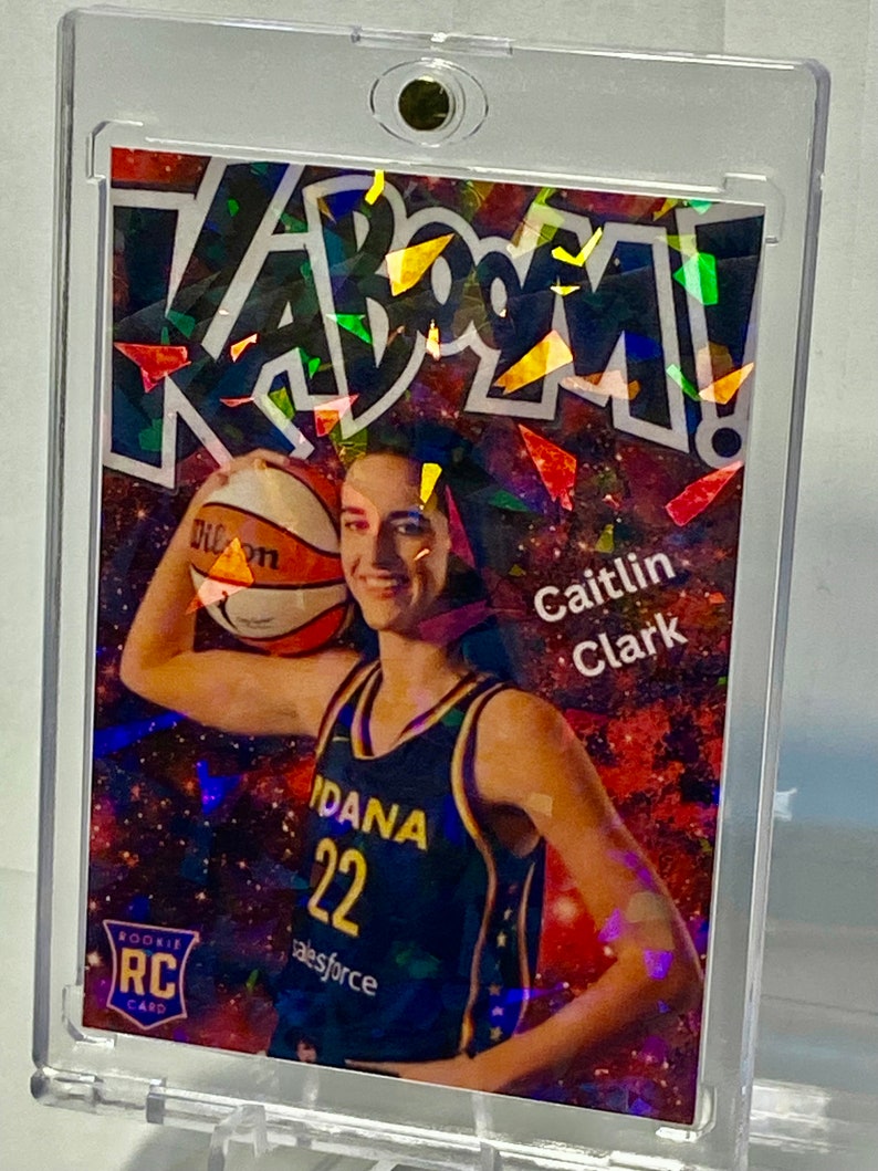 12 Caitlin Clark Indiana Fever Red Supernova Cracked Ice Kaboom College ...