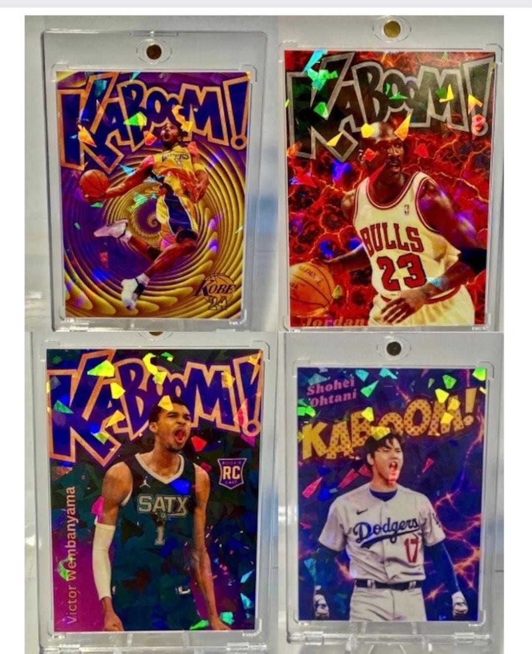 4 Sports Star Kaboom Set Jordan/kobe/wembanyama/ohtani - Etsy