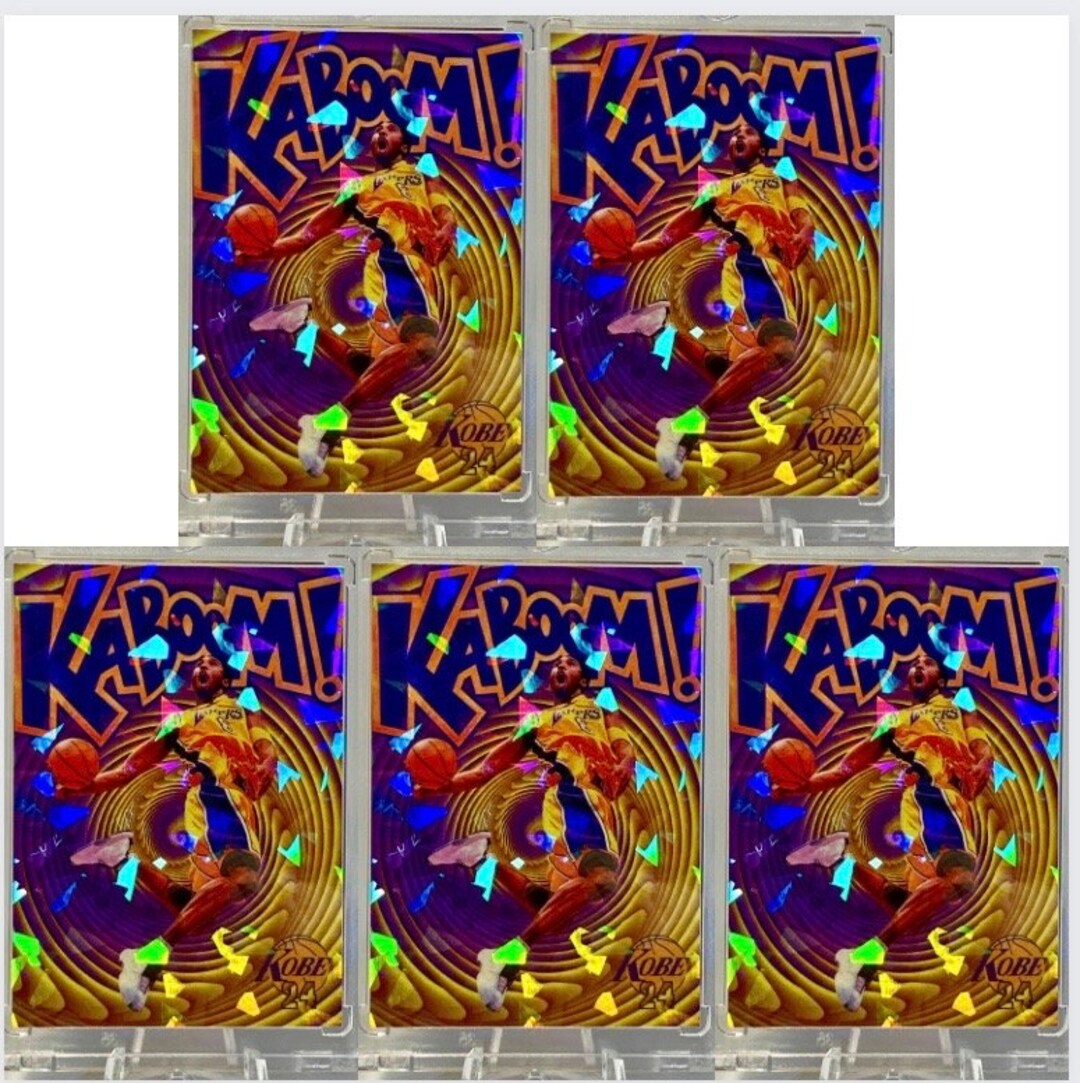 5 Kobe Bryant Cracked Ice Vortex Spiral KABOOMS - Etsy