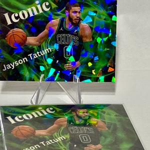 12 Green Cracked Ice Iconic Jayson Tatum Cards by Legendary ...