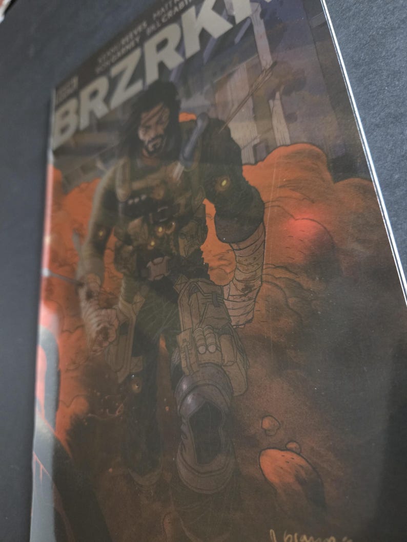 Boom Studios: BRZRKR #1 by Keanu Reeves Red Smoke Foil Cover - Etsy