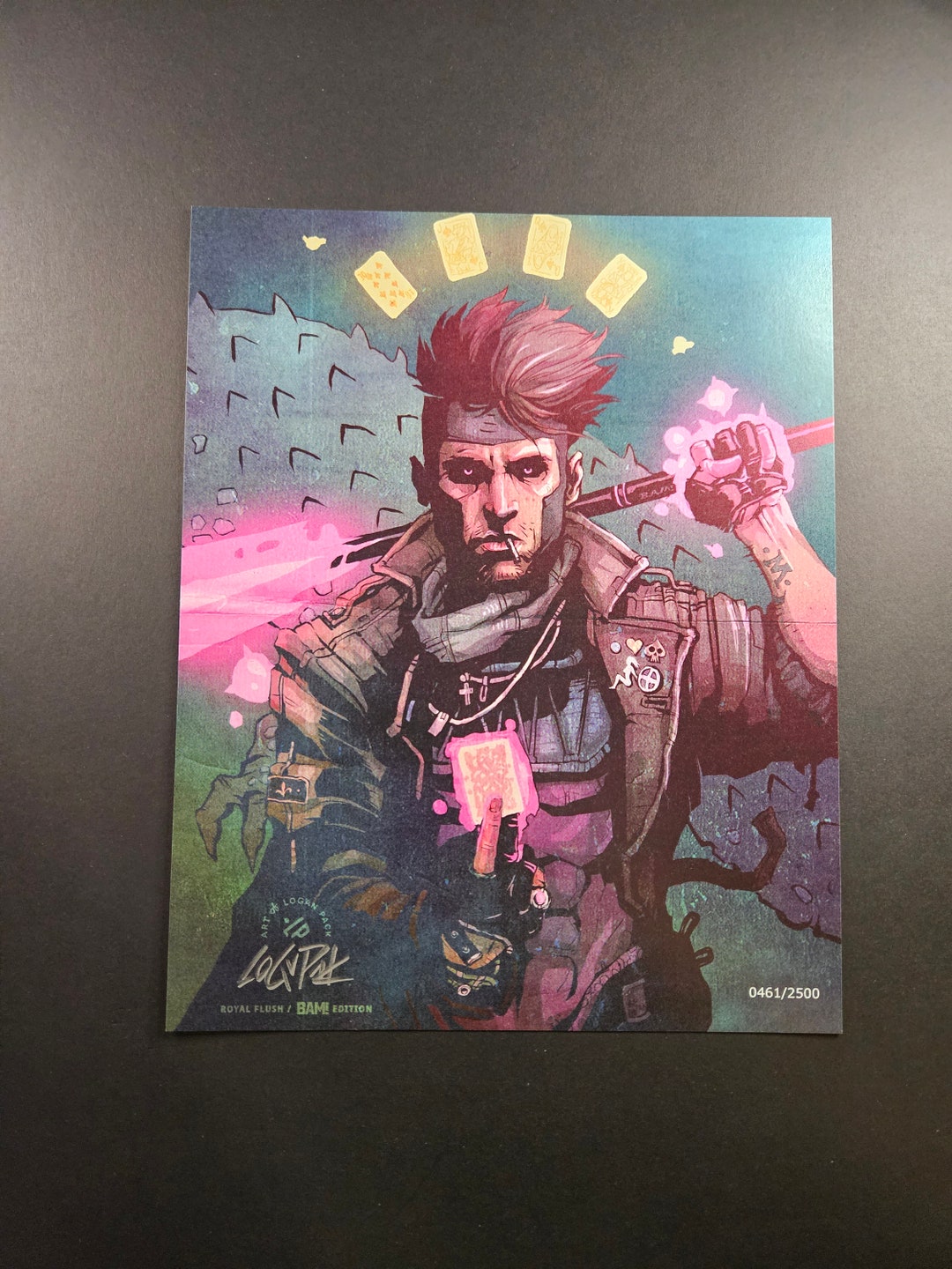 X-men Gambit Art Print by Logan Pak - Etsy
