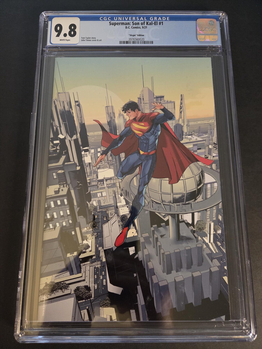 DC Comics: Superman - Son of Kal-el #1 - John Timms Virgin Variant CGC ...