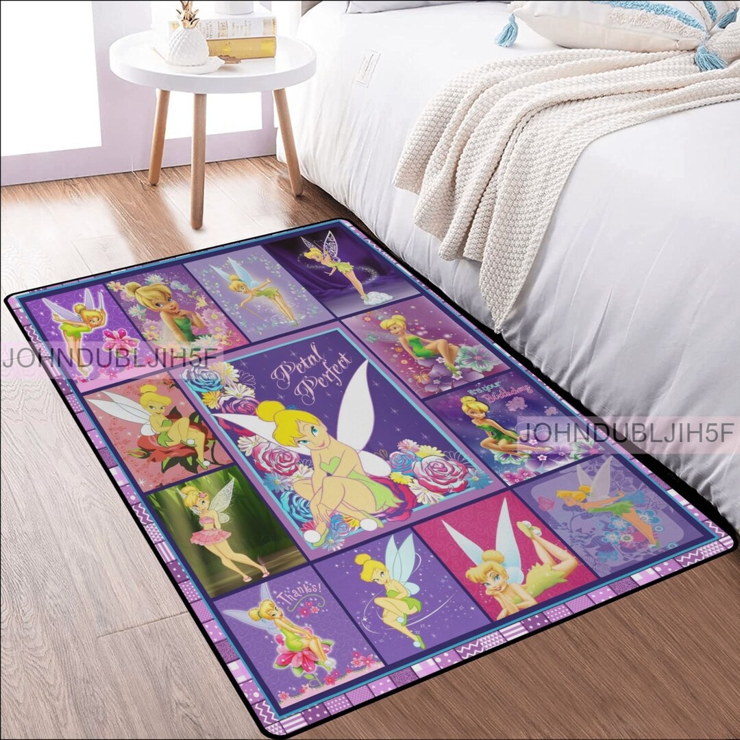 Tinker Bell Rug, Tinker Bell Gift, Fantastic Rug, Home Decoration Rug ...