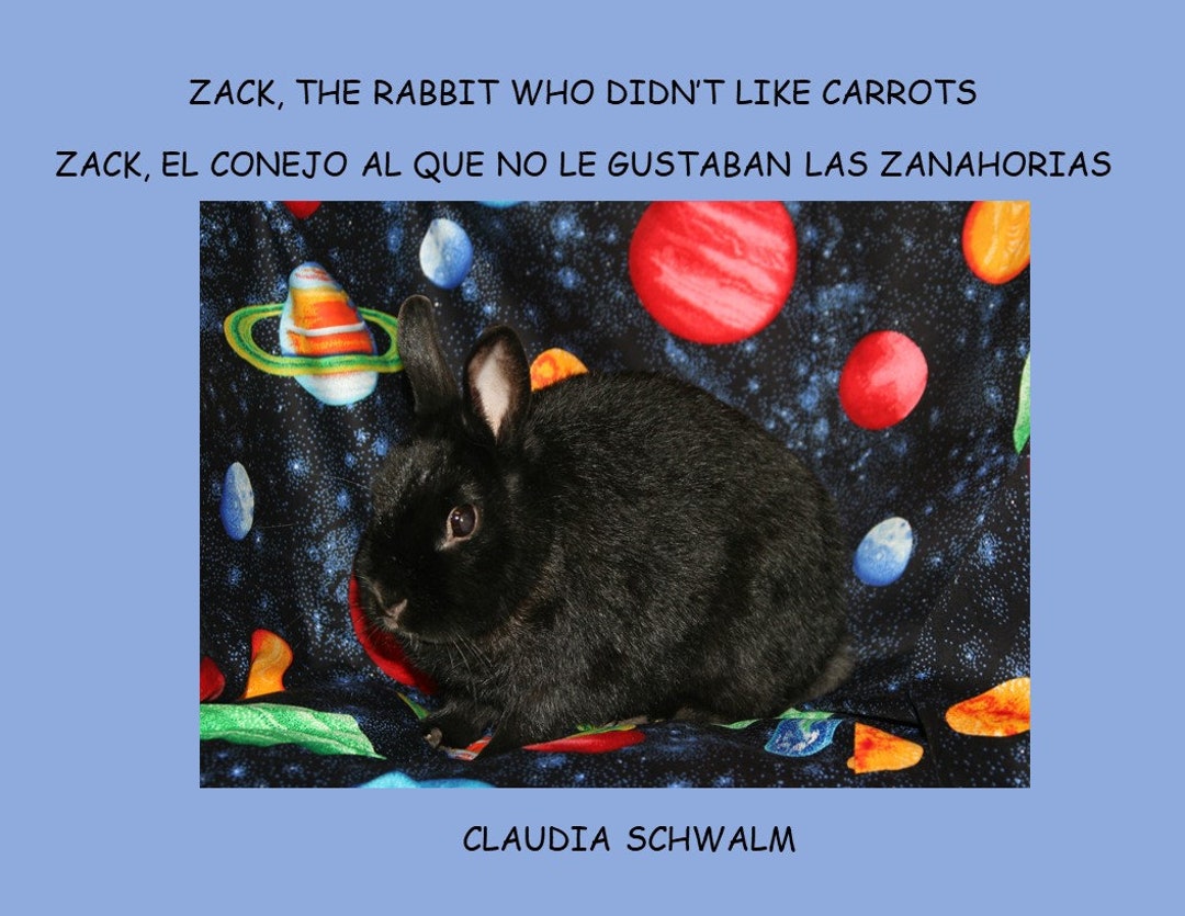 Zack the Rabbit / Zack El Conejo Bilingual Spanish-english Book for ...