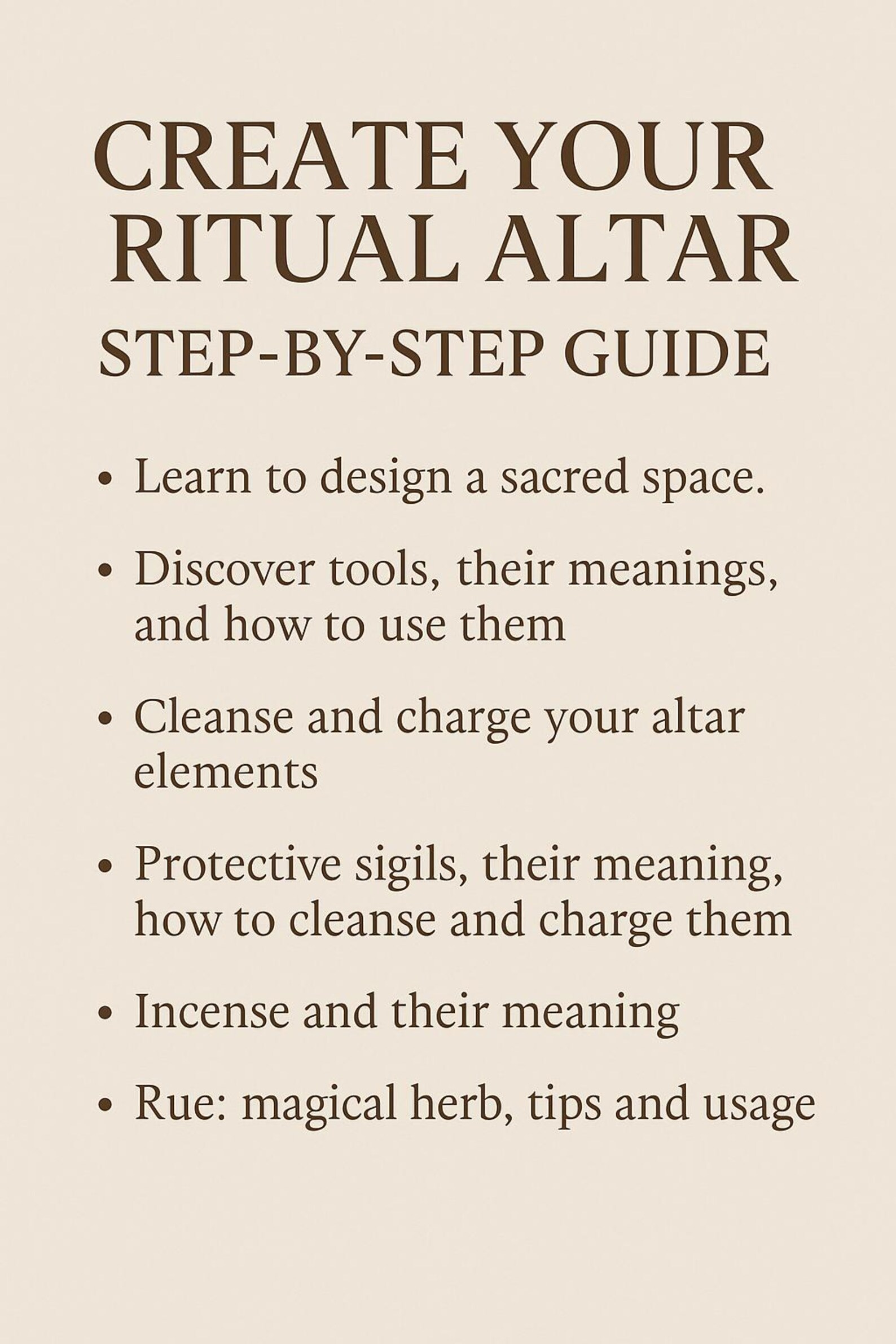 Create Your Sacred Space: A Guide to Ritual Altars - Etsy