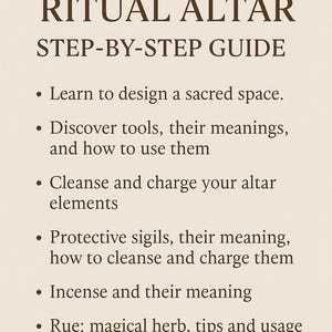 Create Your Sacred Space: A Guide to Ritual Altars - Etsy