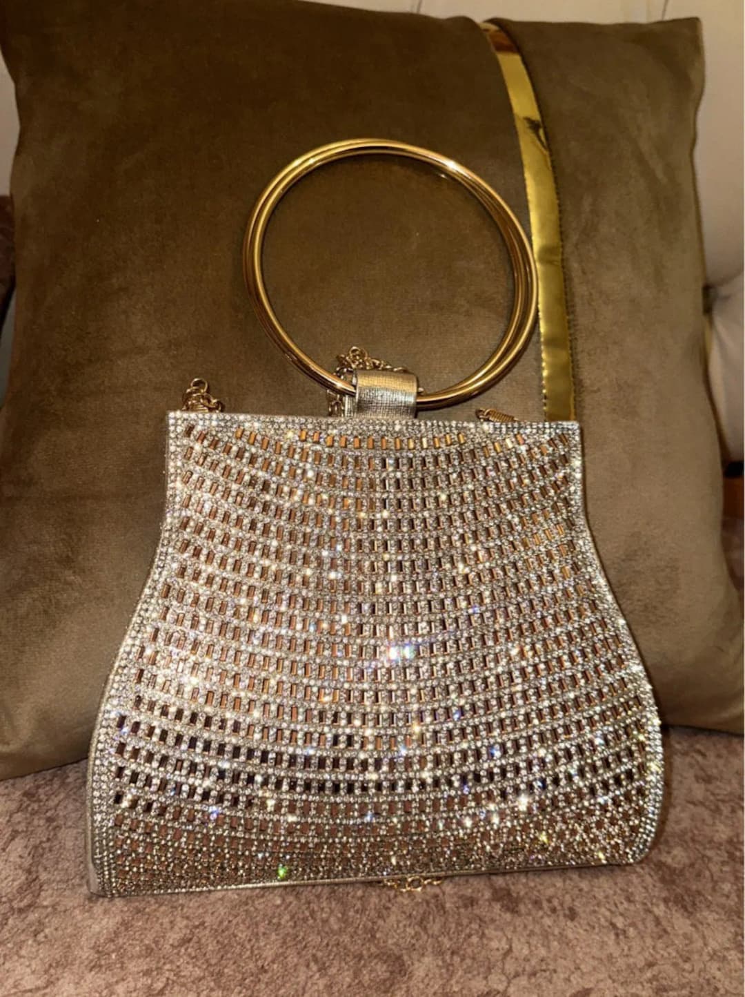 Women's Diamond Handbags Rhinestones Evening Bags Bridal Stones Clutch ...