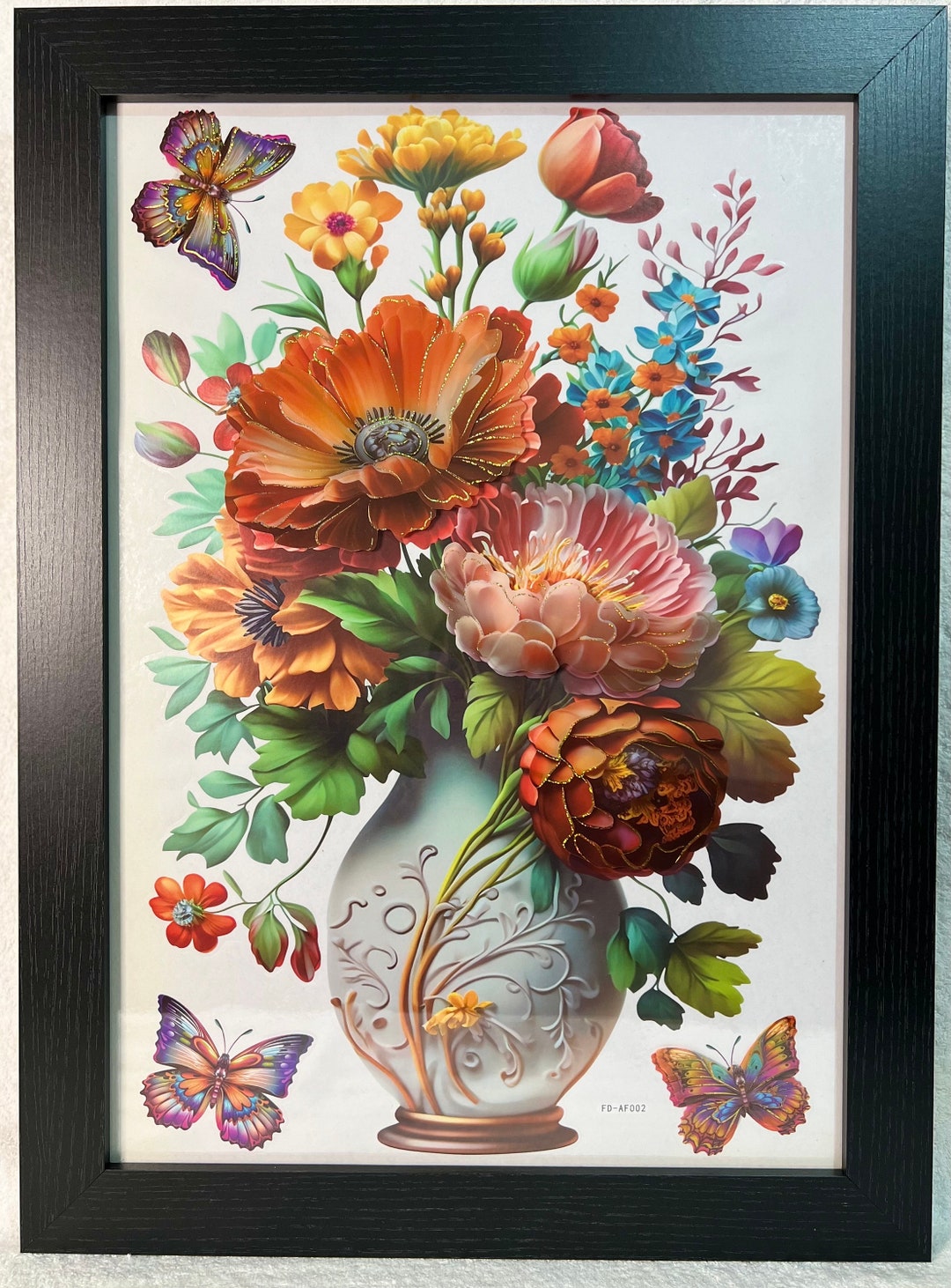 Flower Vase Frame - Etsy