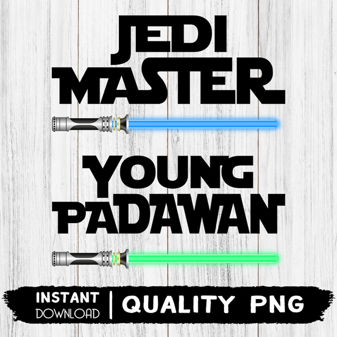 Jedi Master Young Padawan Svg, Jedi Master Png, Young Padawan Svg ...