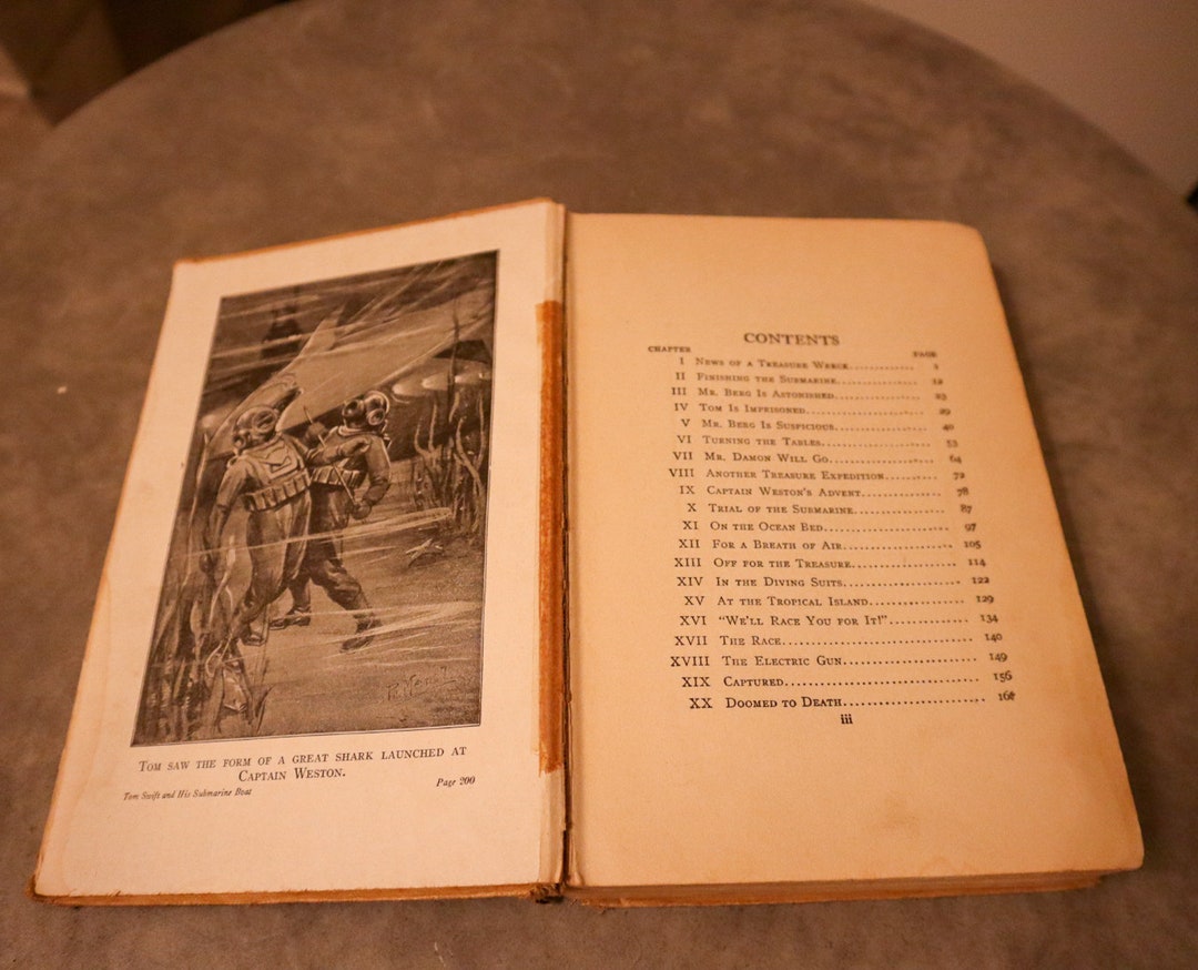 Tom Swift and His Submarine Boat First Edition Victor Appleton - Etsy