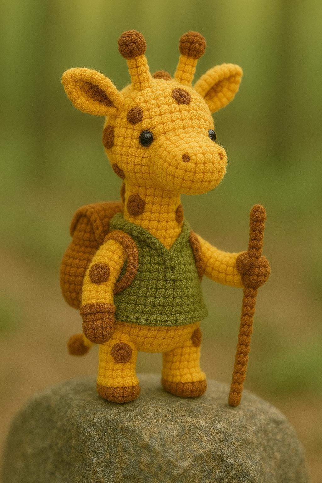 Tiny Explorer Unicorn Plush – Handmade Crochet Hiker With Backpack ...
