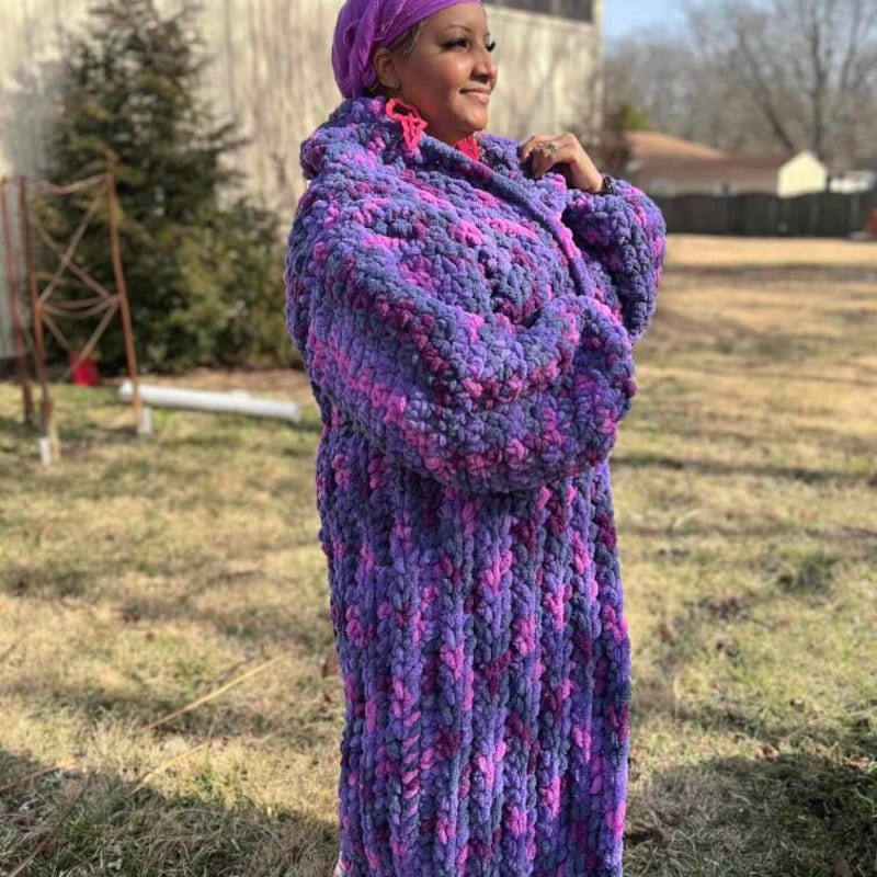 Cozy Crochet Robe Pattern - Etsy