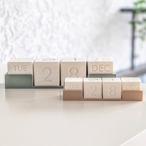 Perpetual Desk Calendar Cute Calendar Aesthetic Calendar Unique ...