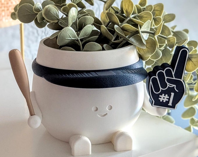 Baseball Planter / Baseball Decor / Indoor Planter / Succulent Planter ...
