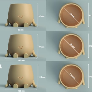 Plant Pot Happy Face Cosmic Star and Moon Universe Galaxy Decor Indoor ...