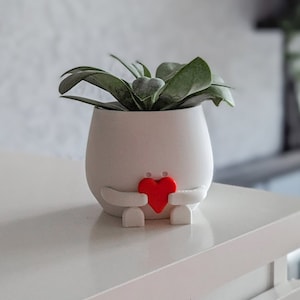 Happy Plant Pot Valentine Gift for Her Gift for Him Valentine's Day ...