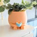 Reading Plant Pot Reading Book Lover Gift for Her Cozy Plant Pot Happy ...