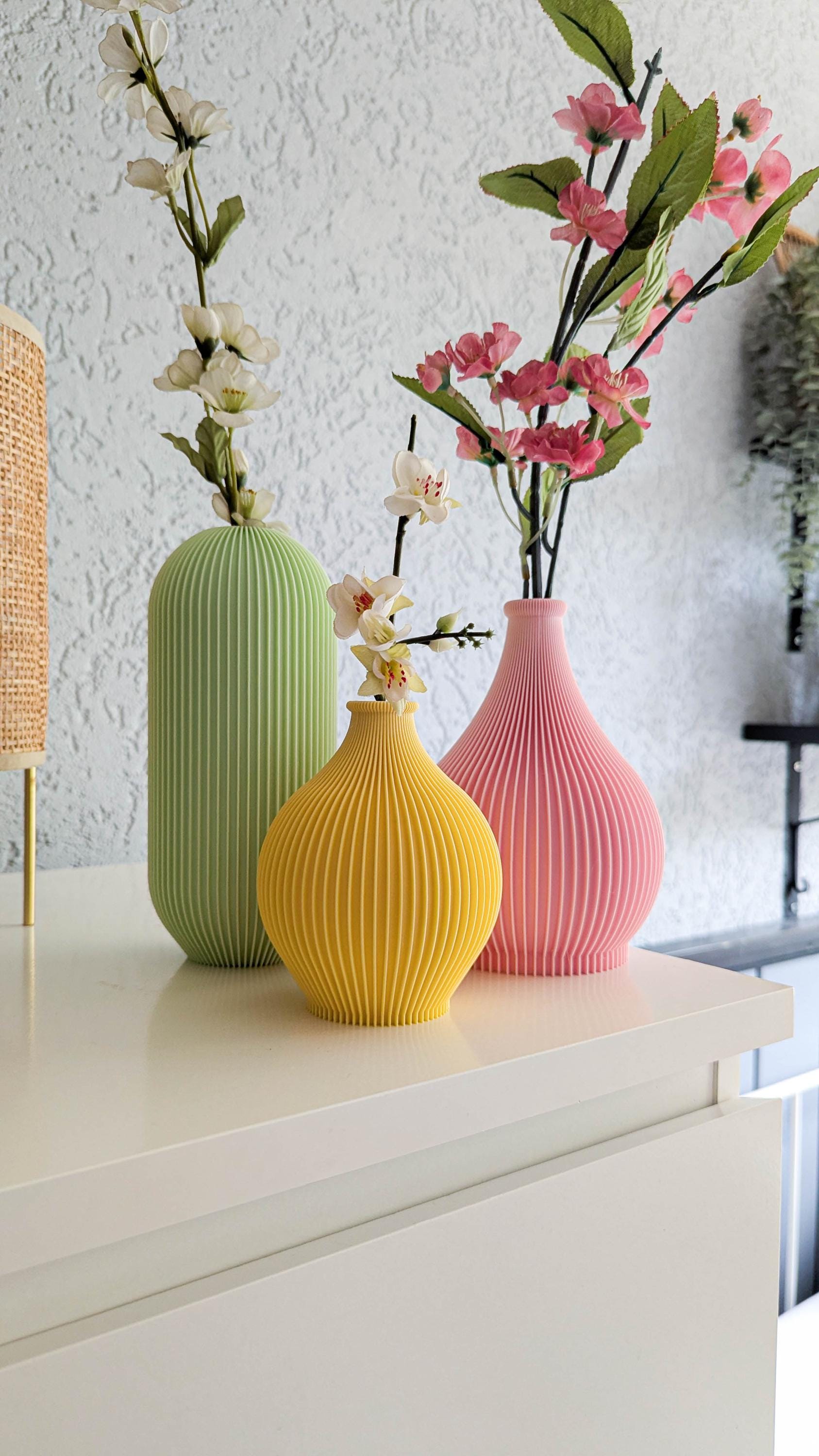Minimalistic Vase Peony Aesthetic Modern Elegant Housewarming Gift ...