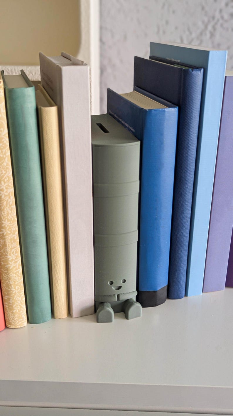 Happy Book Storage Box Book Lover Gift for Her Bookworm Gift Book Nook ...