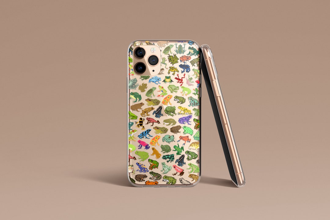 Frogs Clear Phone Case for iPhone 15 Pro Max Ultra Mini 14 13 12 ...