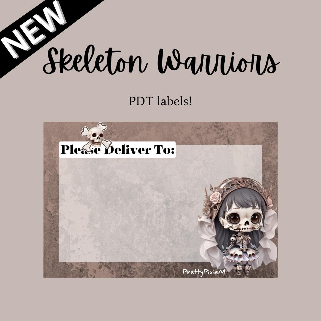 PDT Label - Skeleton Warriors - Etsy