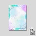 A5 Galaxy Writing Paper - Etsy