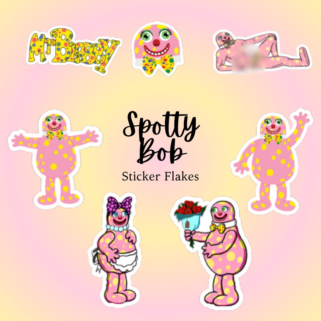 Spotty Bob Sticker Set - Etsy