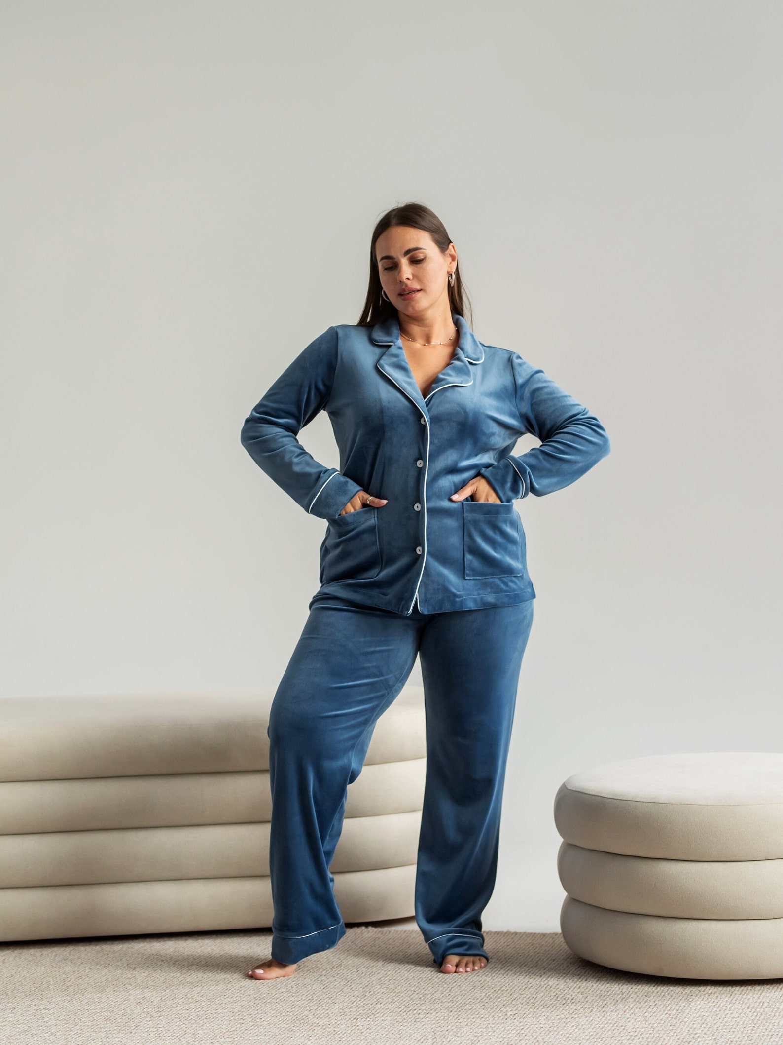 Pajamas Velours / Pajamas Velvet / Velor Suit / Velvet Suit / Home Suit ...