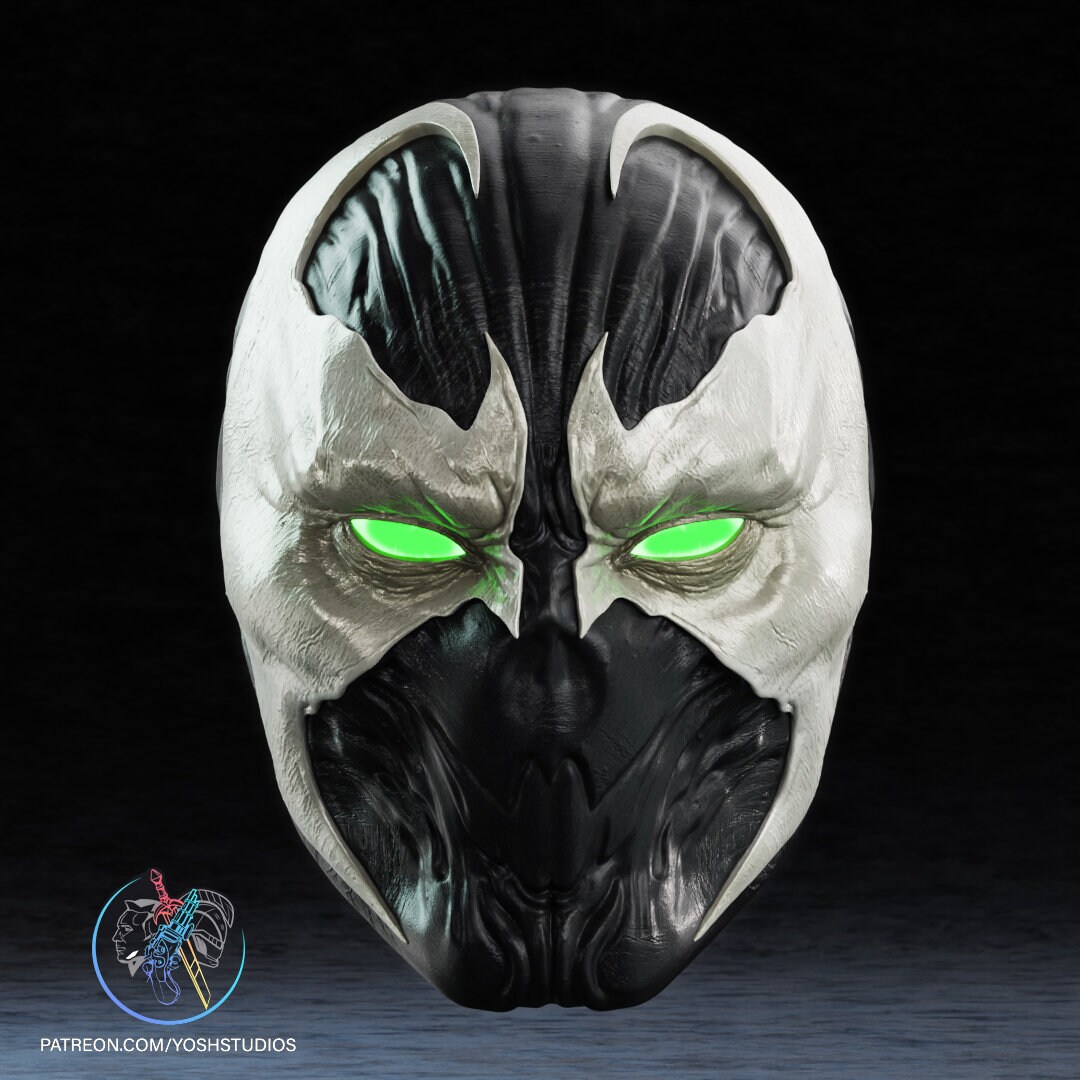 Spawn 3D Printed Mask physical Unpainted 3D Print Kit Cosplay UK Based ...