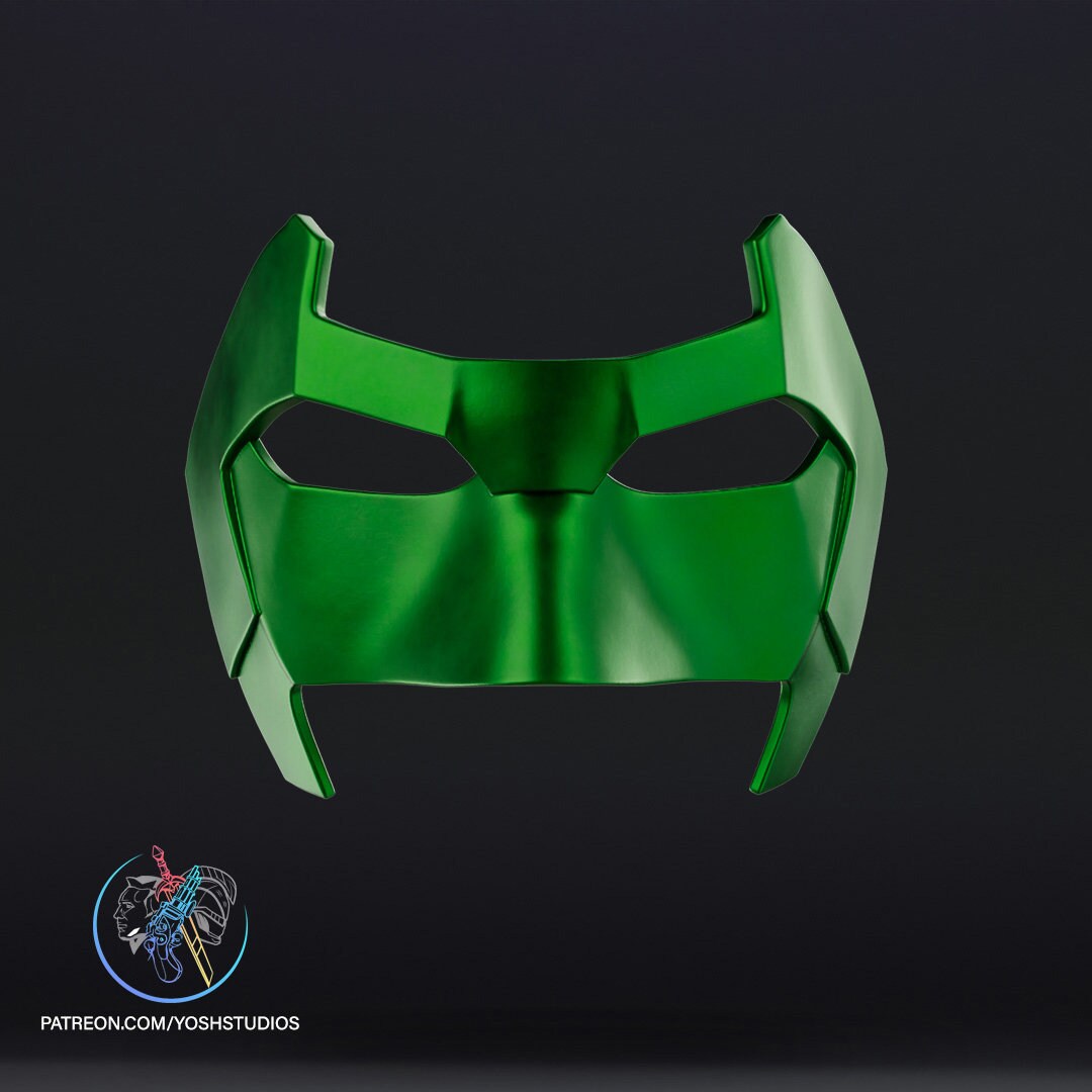 Kyle Rayner Green Lantern Mask (physical Unpainted 3D Print Kit ...