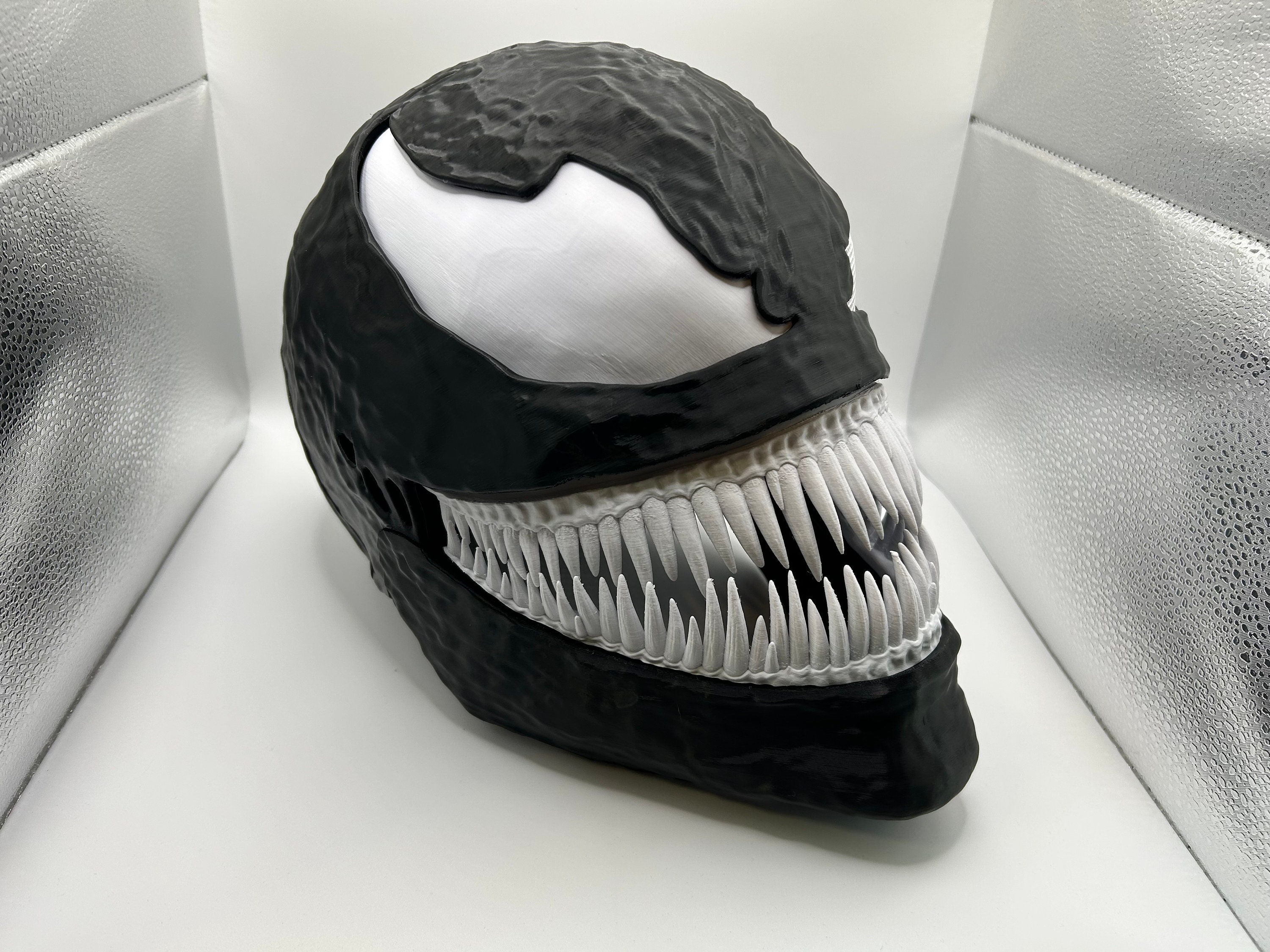Poison (arachnid-man) 3D Printed Mask With Moving Jaw (physical ...