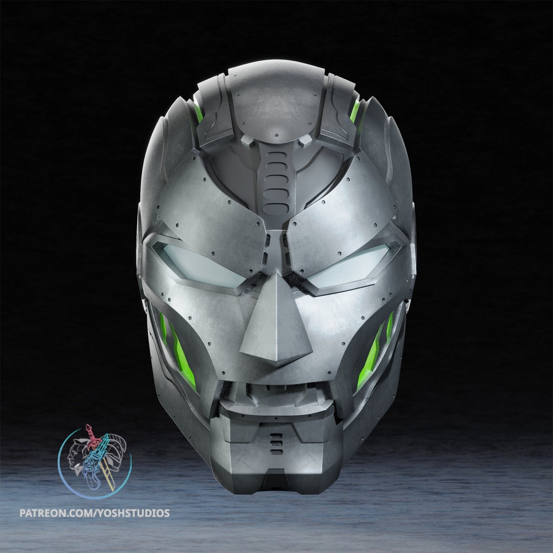 Dr Doom MCU Inspired 3D Printed Mask physical Unpainted 3D Print Kit ...