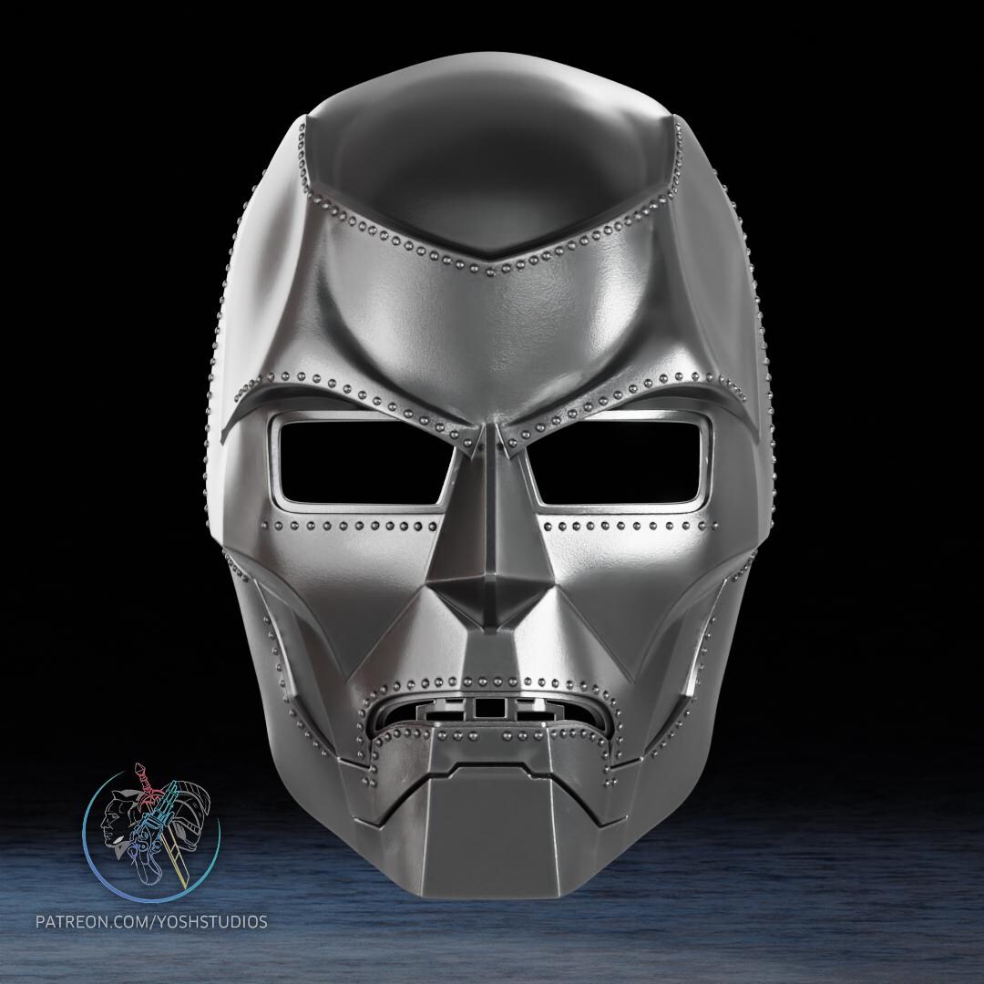 Dr Doom Robert Downey Jr MCU Mask physical Unpainted 3D Print Kit ...