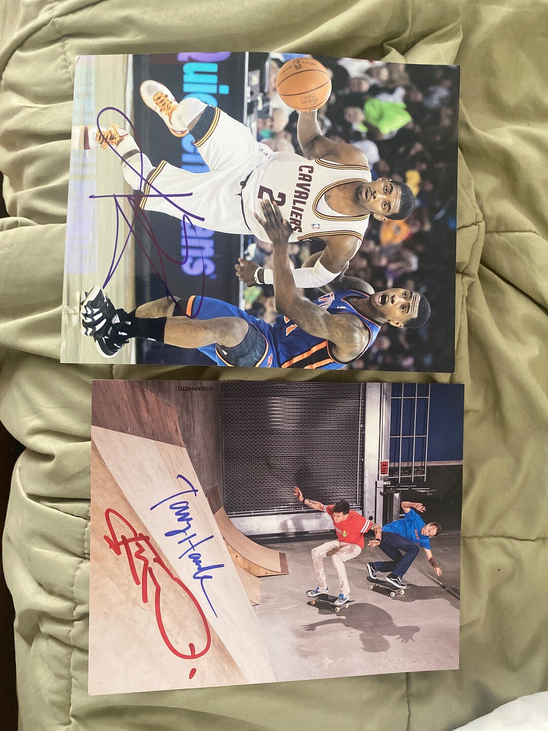 Kyrie Irving and Tony Hawk Steve O Combo Auto Graph Lot - Etsy