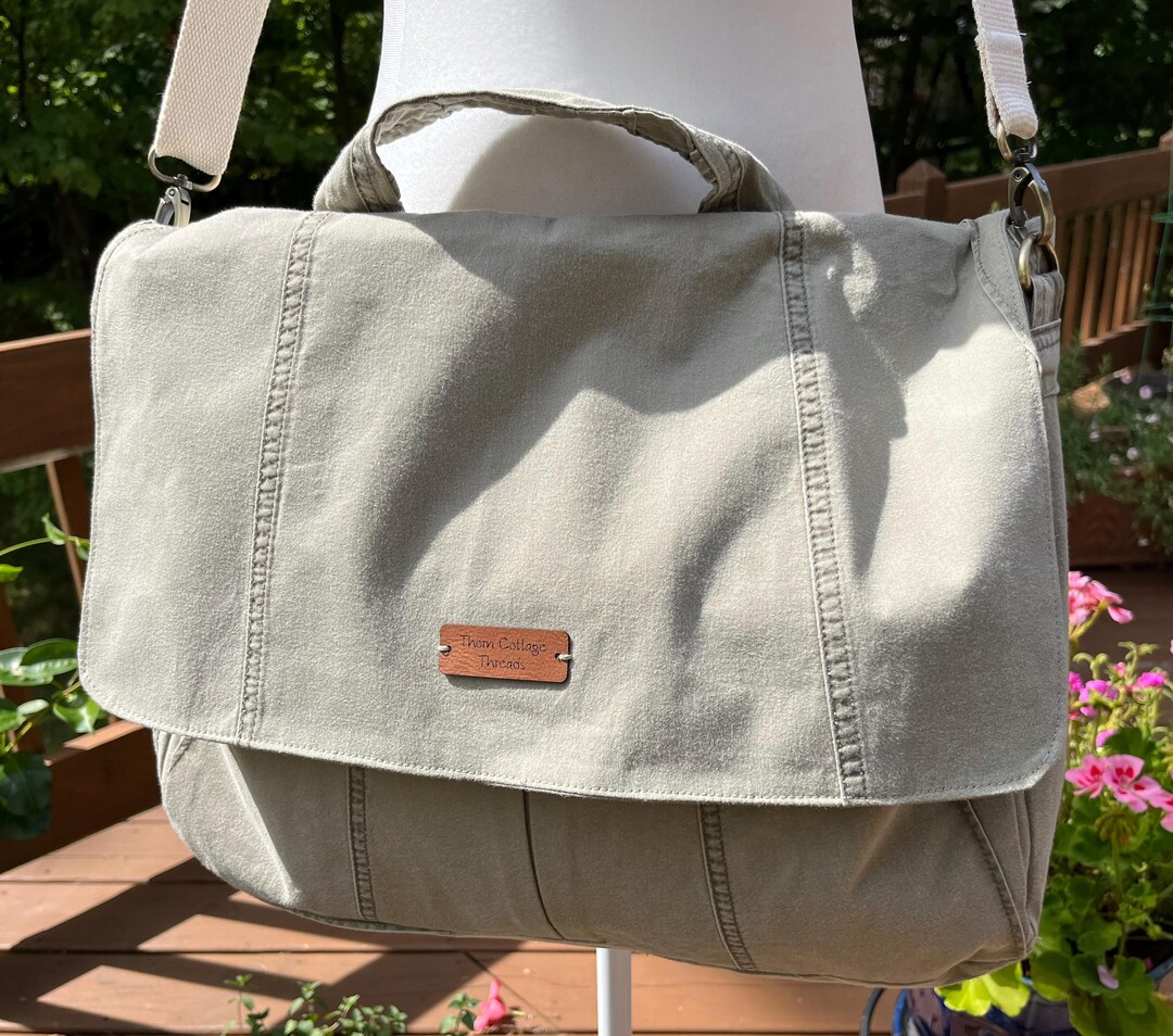 Messenger Bag, Shoulder Bag, Handmade, up Cycled, Multiple Pockets ...