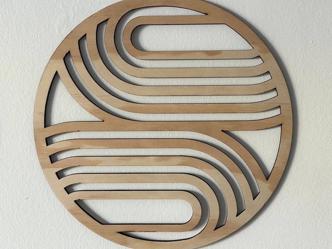 Wall Decoration, Wood, Modern Geometric Shapes - Etsy