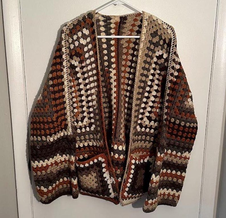 Handmade Crochet Granny Cardigan - Etsy