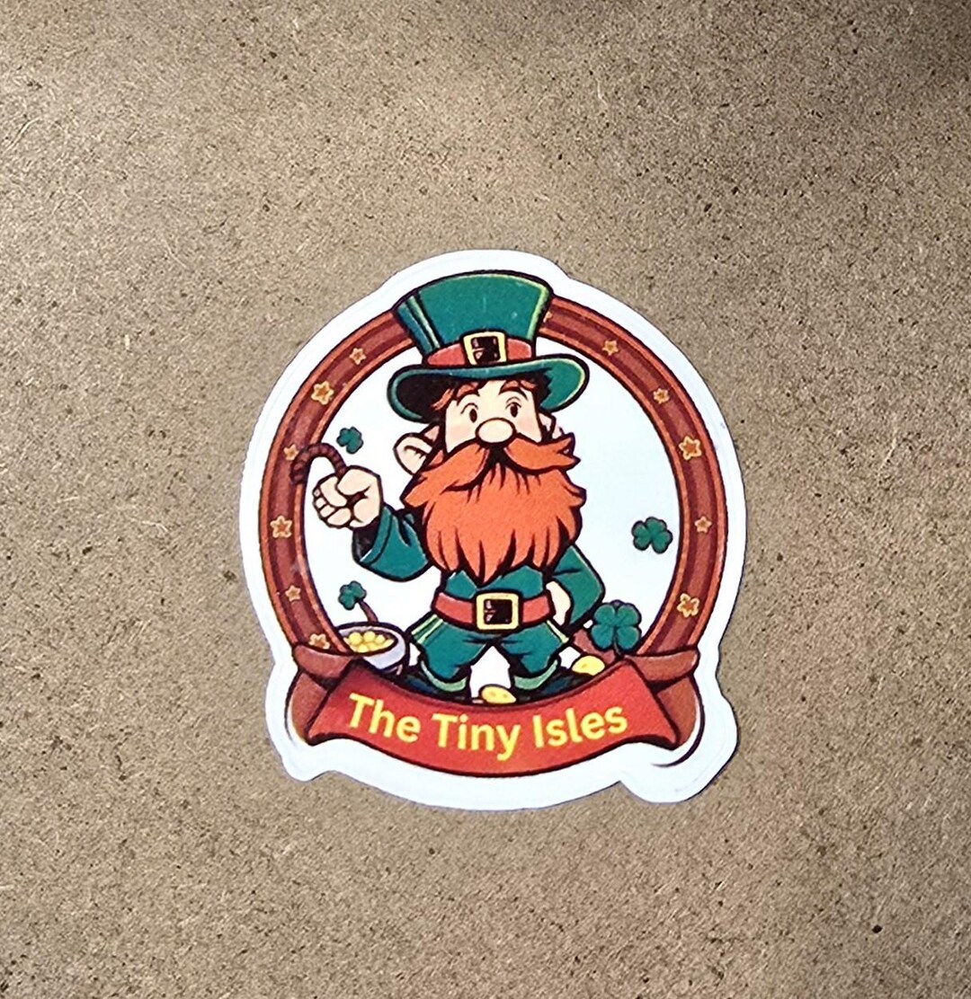 Lucky Leprechaun Sticker - Irish St. Patrick's Day Decor, Vinyl Decal ...