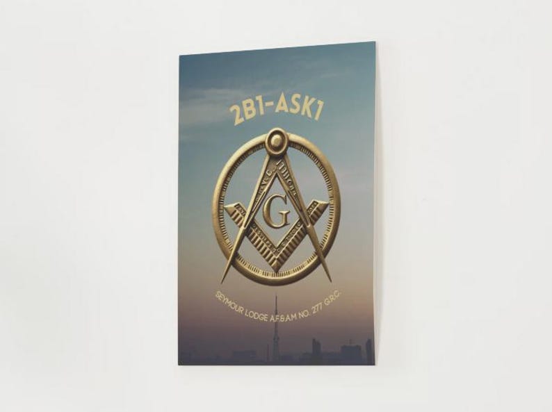 Masonic Digital Download | Freemason Square & Compass Poster | 2B1ASK1 ...