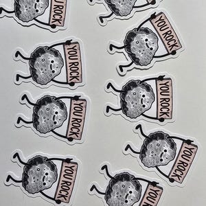 You Rock Sticker – Cute Pun Rock Vinyl Decal, Motivational Gift, Funny ...