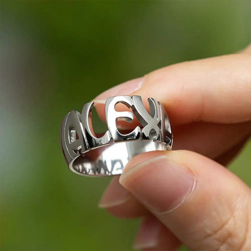 Name Ring - Etsy