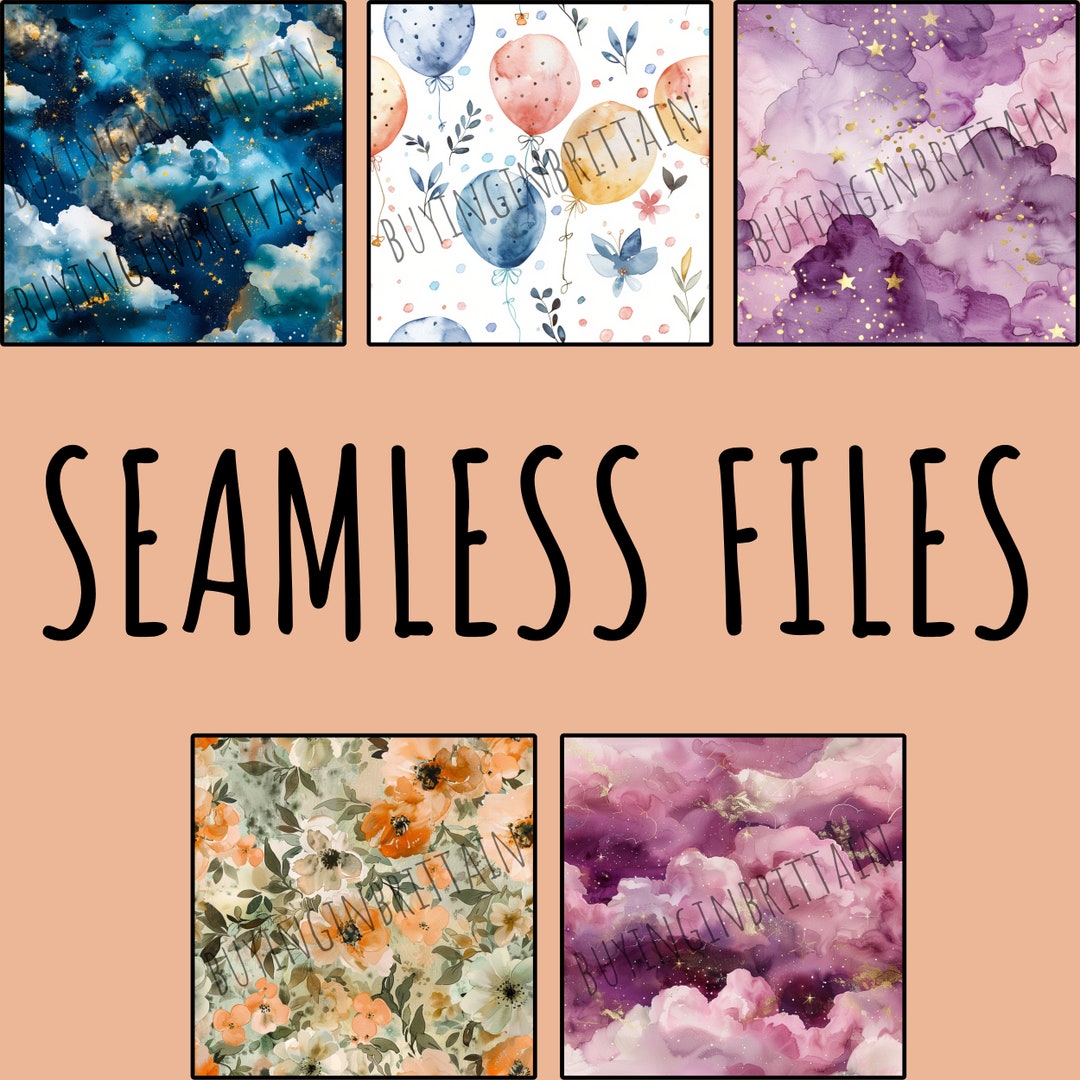 Seamless File Bundle Seamless Files Gender Neutral Seamless Files ...