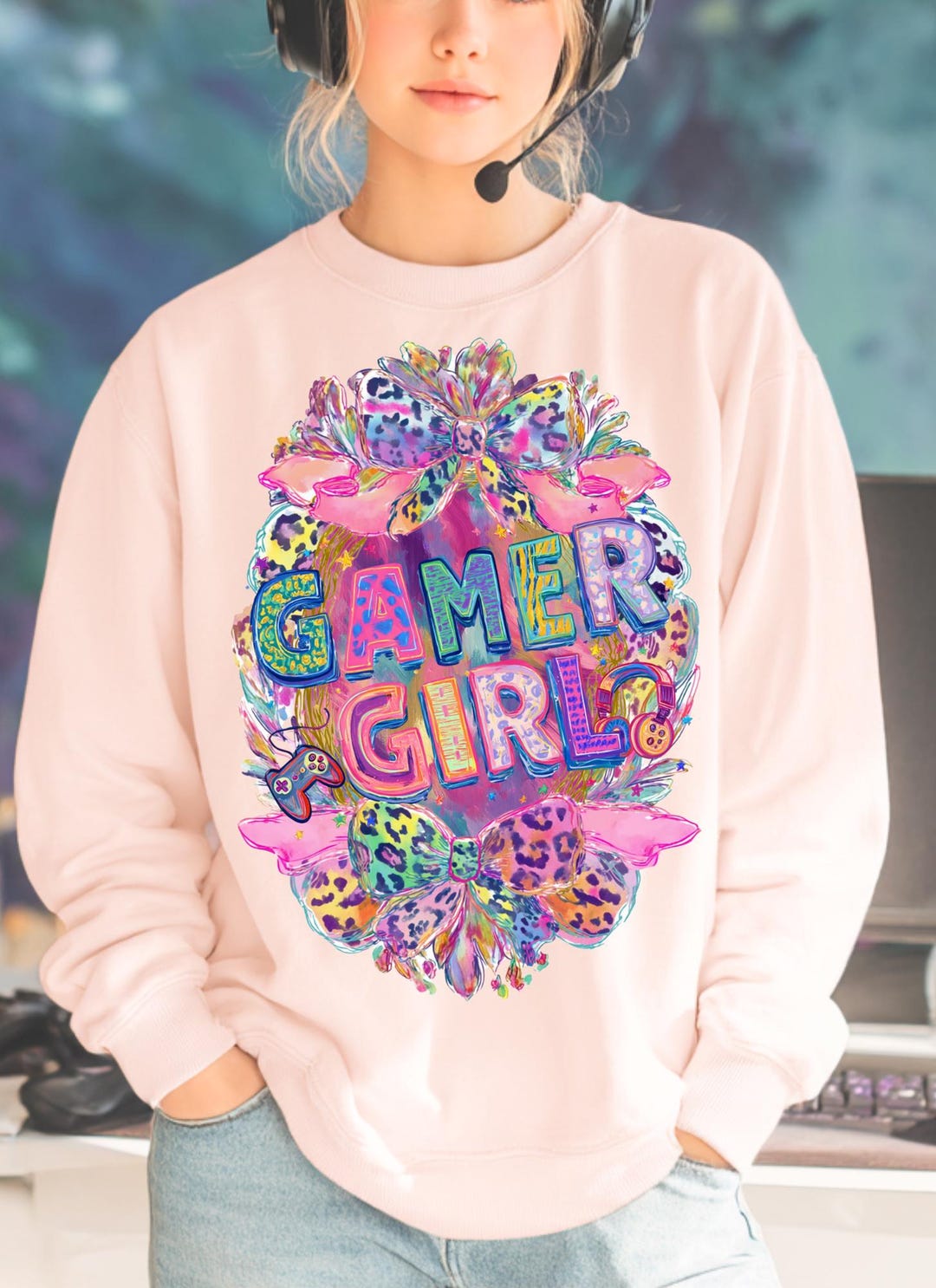 Gamer Girl PNG, Cozy Gamer Shirt, Gaming Shirt, Merch for Gamers ...