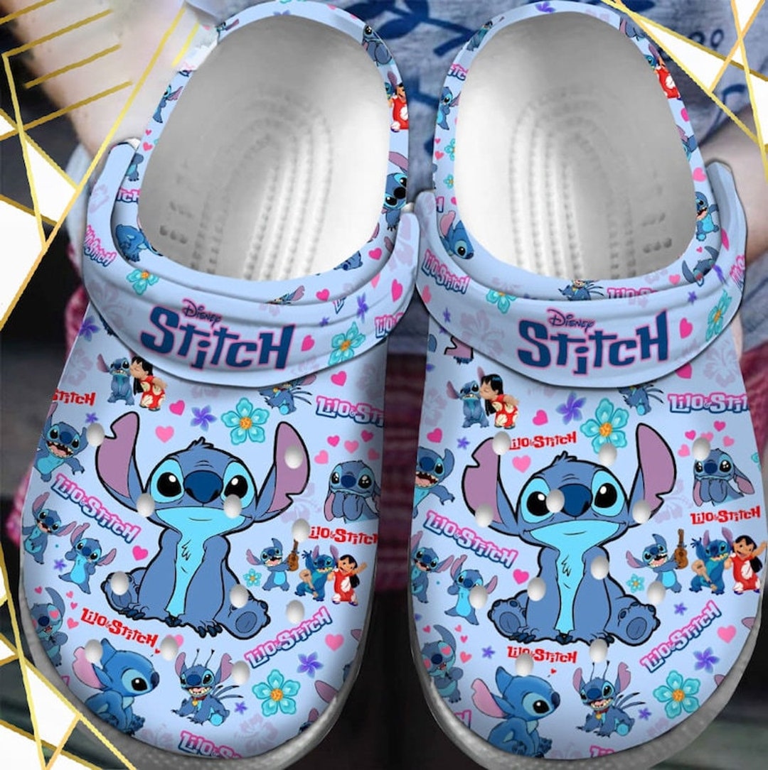 Stitch Crocband, Cute Stitch Clogs Shoes, Clogs Shoes for Women, Funny ...